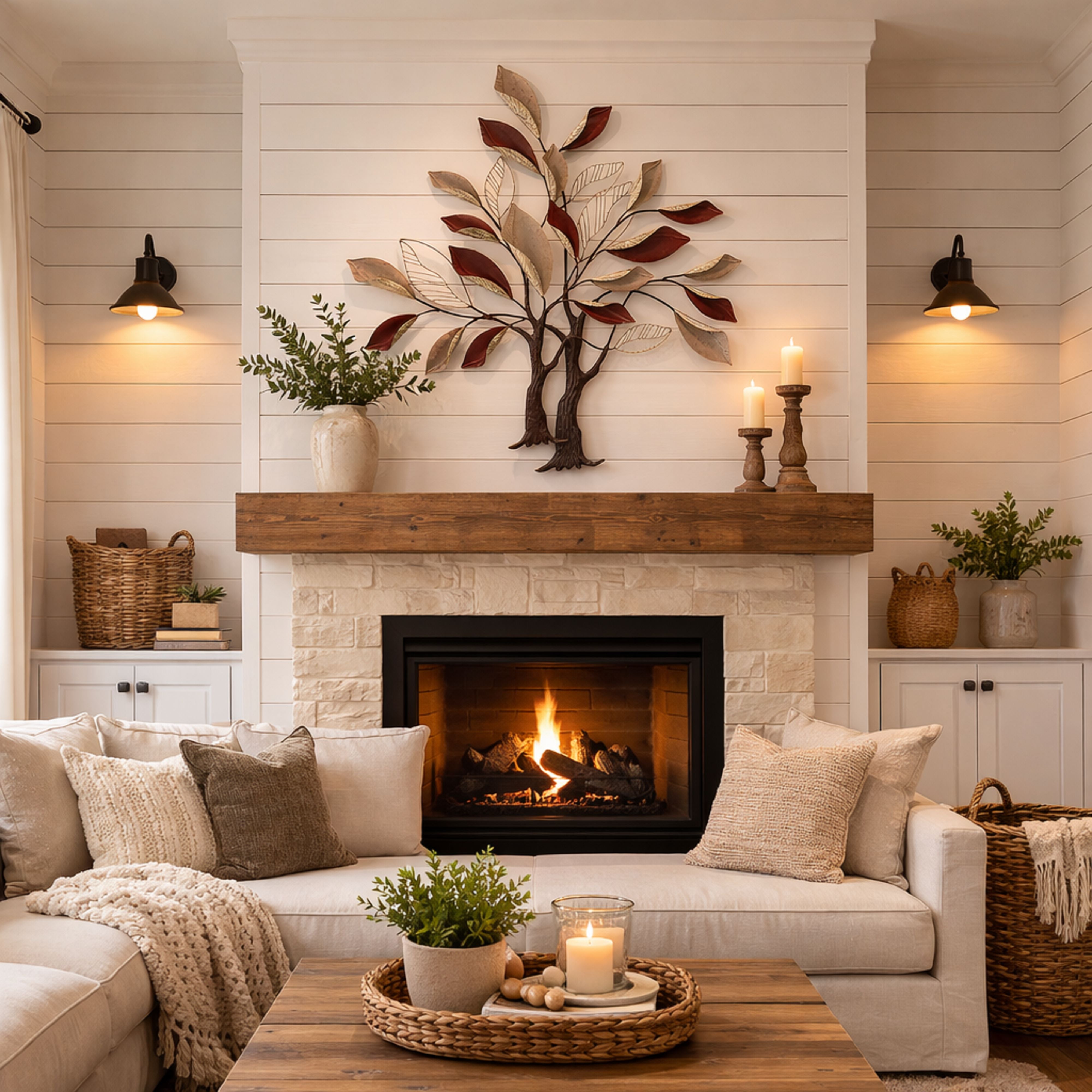 Metal Wall Decor | Modern Wall Art for Living Room, Bedroomm, Entryway ...